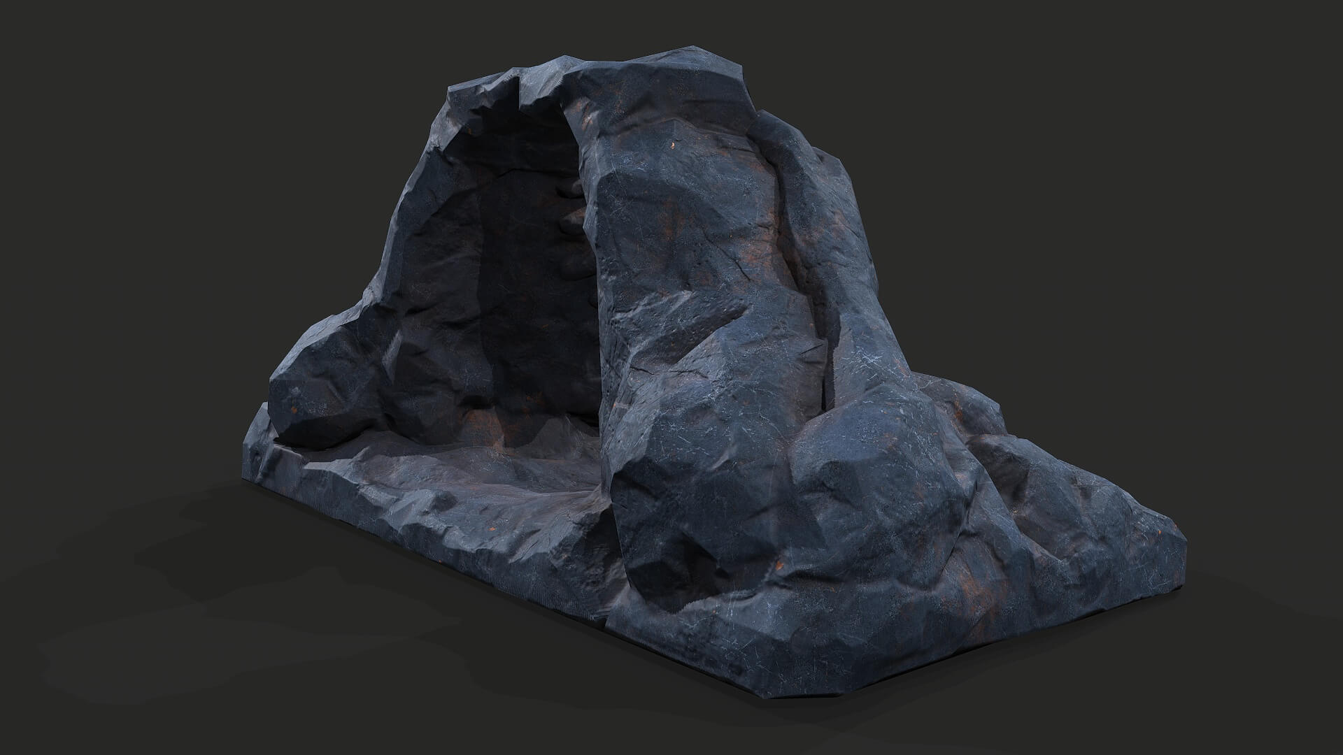 Cave Entrance Cliff Rock 07 - 3D Model by ERTAN ZORLU
