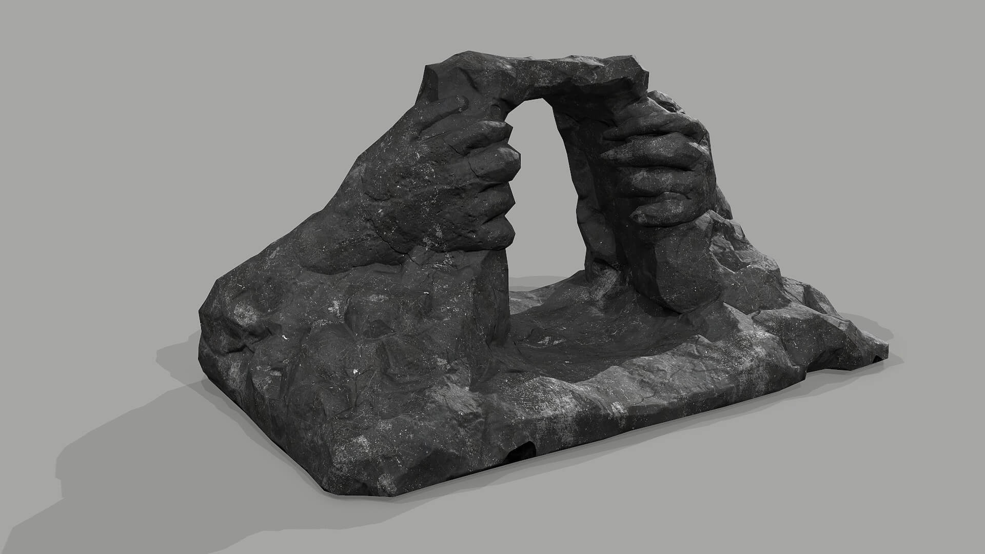 Cave Entrance Cliff Rock 08 - 3D Model by ERTAN ZORLU