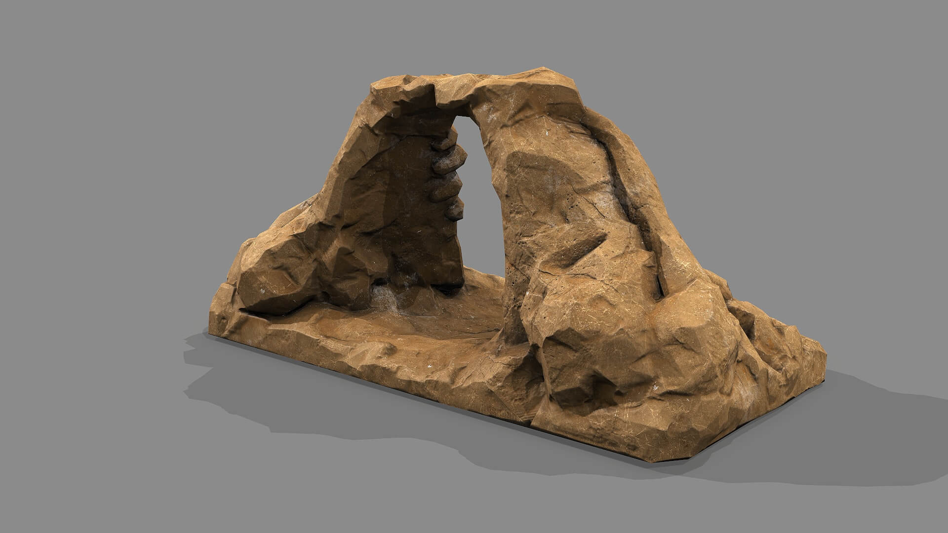 Cave Entrance Desert Rock 05 - 3D Model by ERTAN ZORLU
