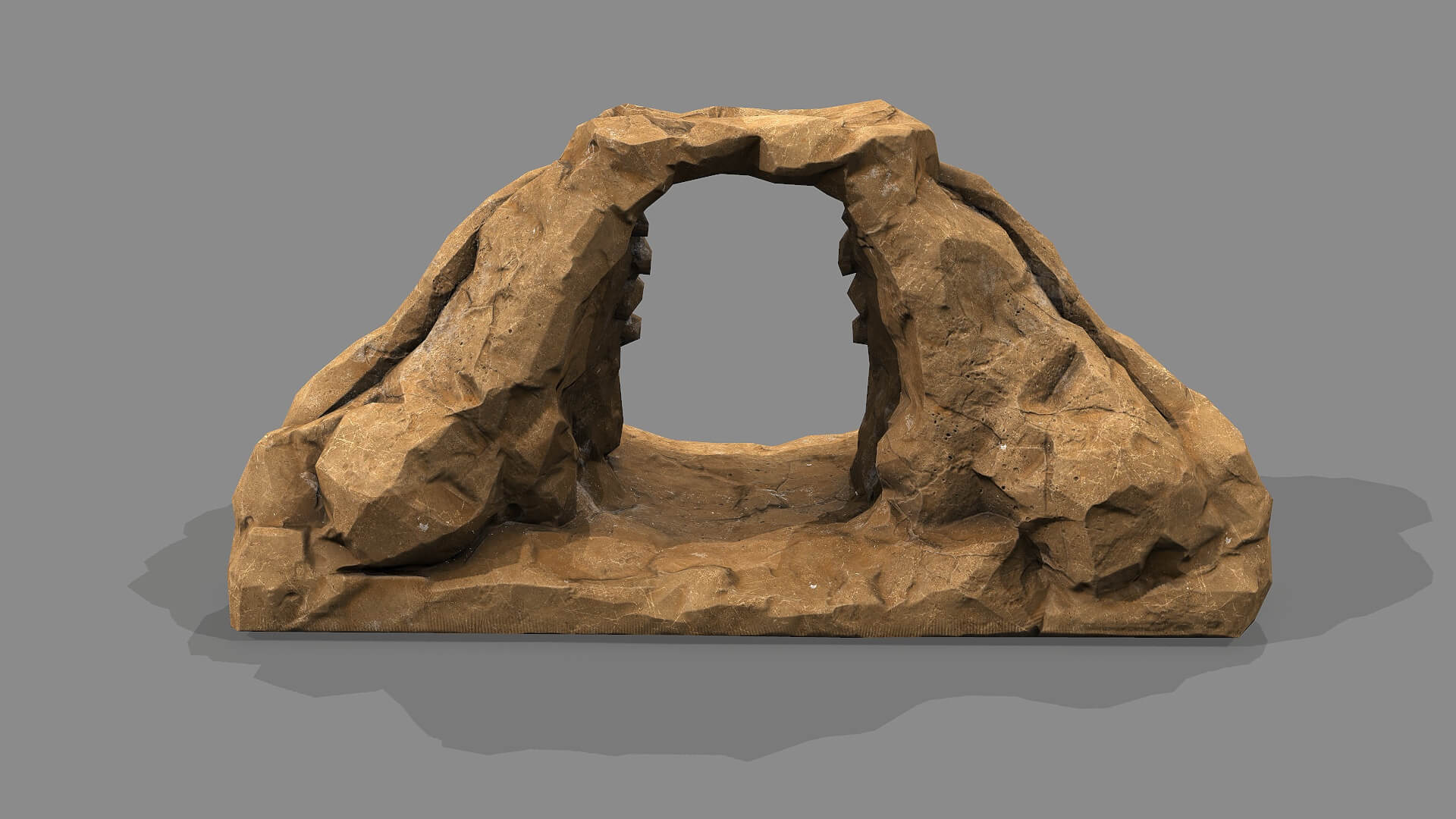 Cave Entrance Desert Rock 05 - 3D Model by ERTAN ZORLU