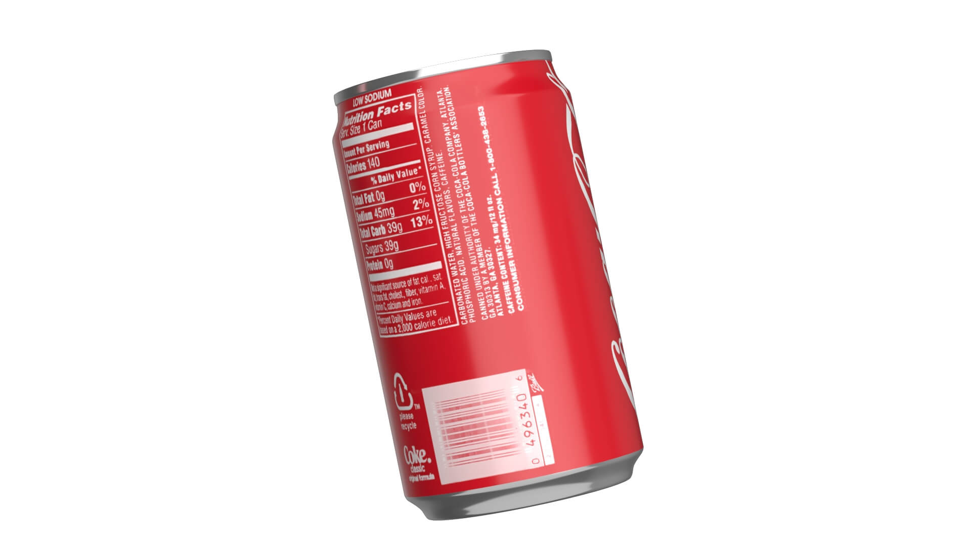 Coca Cola Drink Can Sleek 200 Ml 03 - 3D Model by ERTAN ZORLU