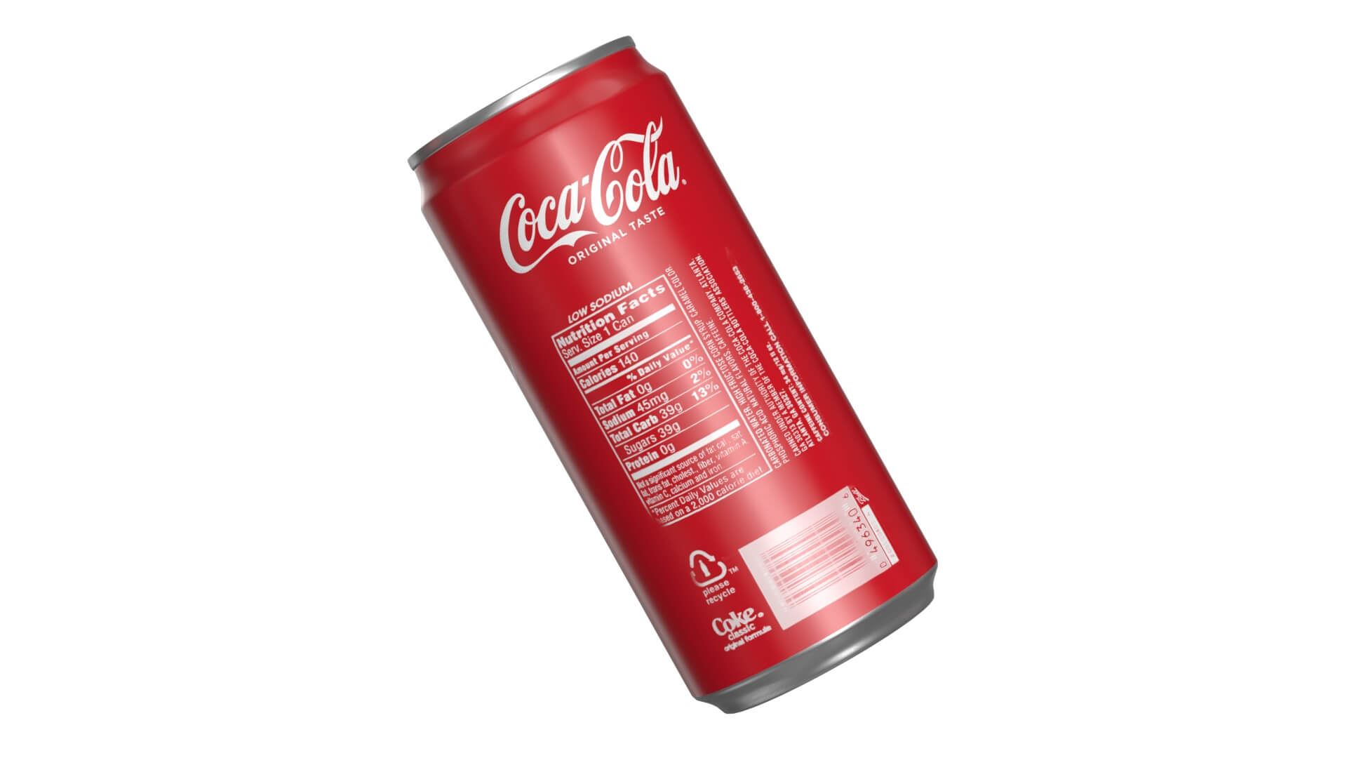Coca Cola Drink Can Sleek 270 Ml 18 - 3D Model by ERTAN ZORLU