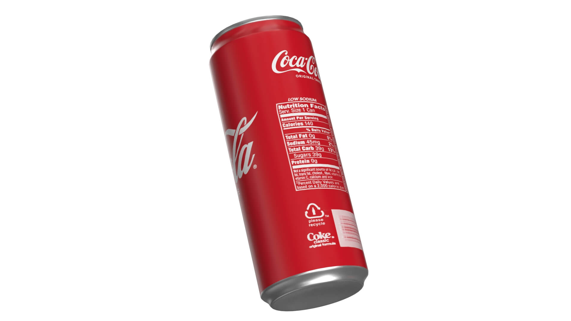 Coca Cola Drink Can Sleek 330 Ml 20 - 3D Model by ERTAN ZORLU