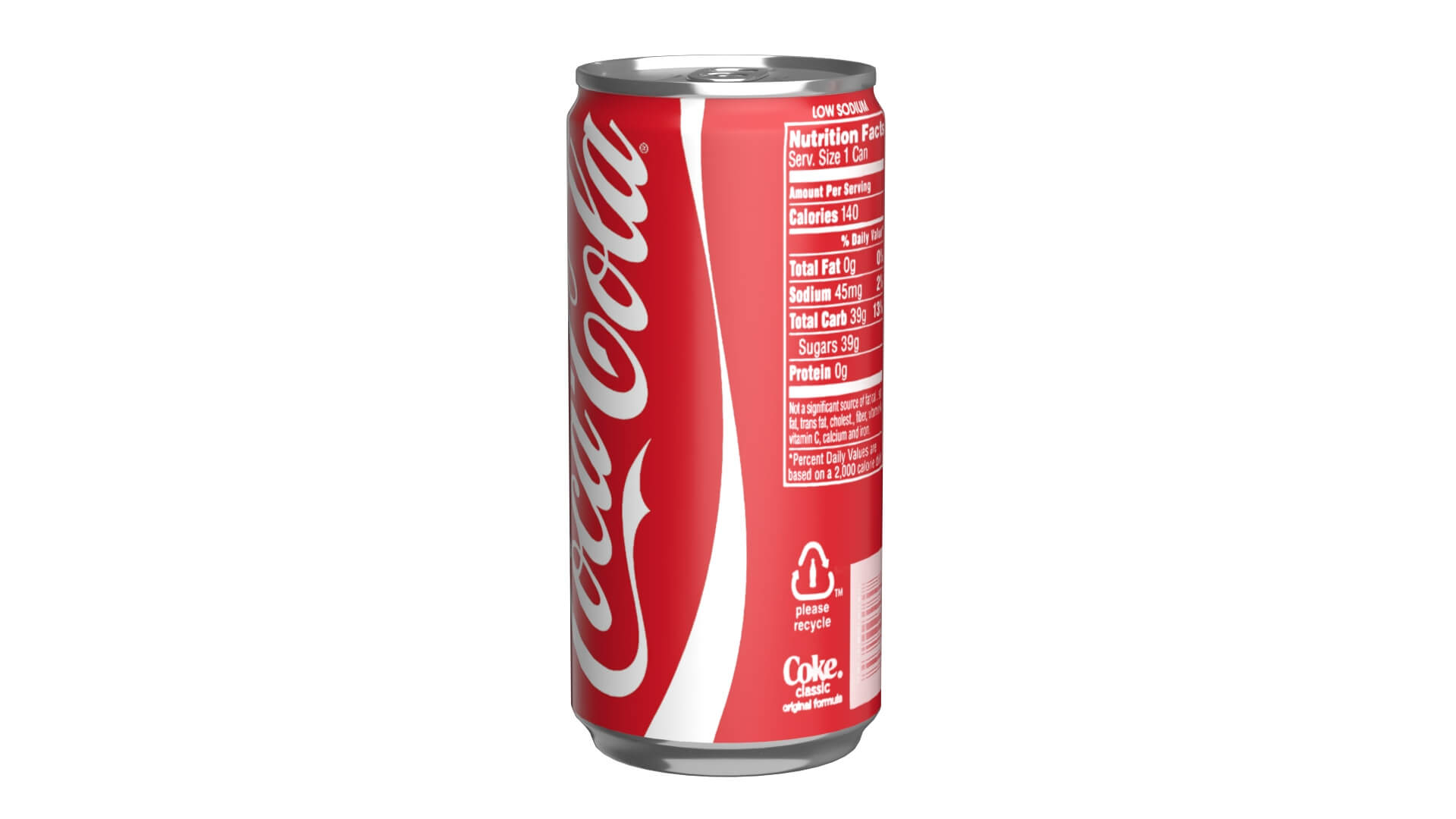 Coca Cola Drink Can Slim 190ml 01 - 3D Model by ERTAN ZORLU