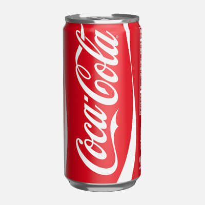 Coca Cola Drink Can Slim 190ml 01 - 3D Model by ERTAN ZORLU