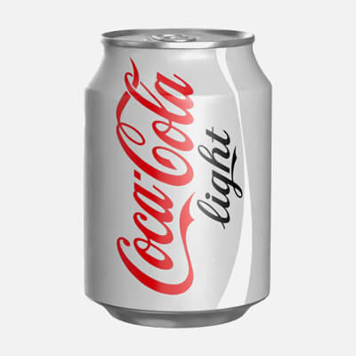 Coca Cola Light Drink Can 250ml 09 - 3D Model by ERTAN ZORLU