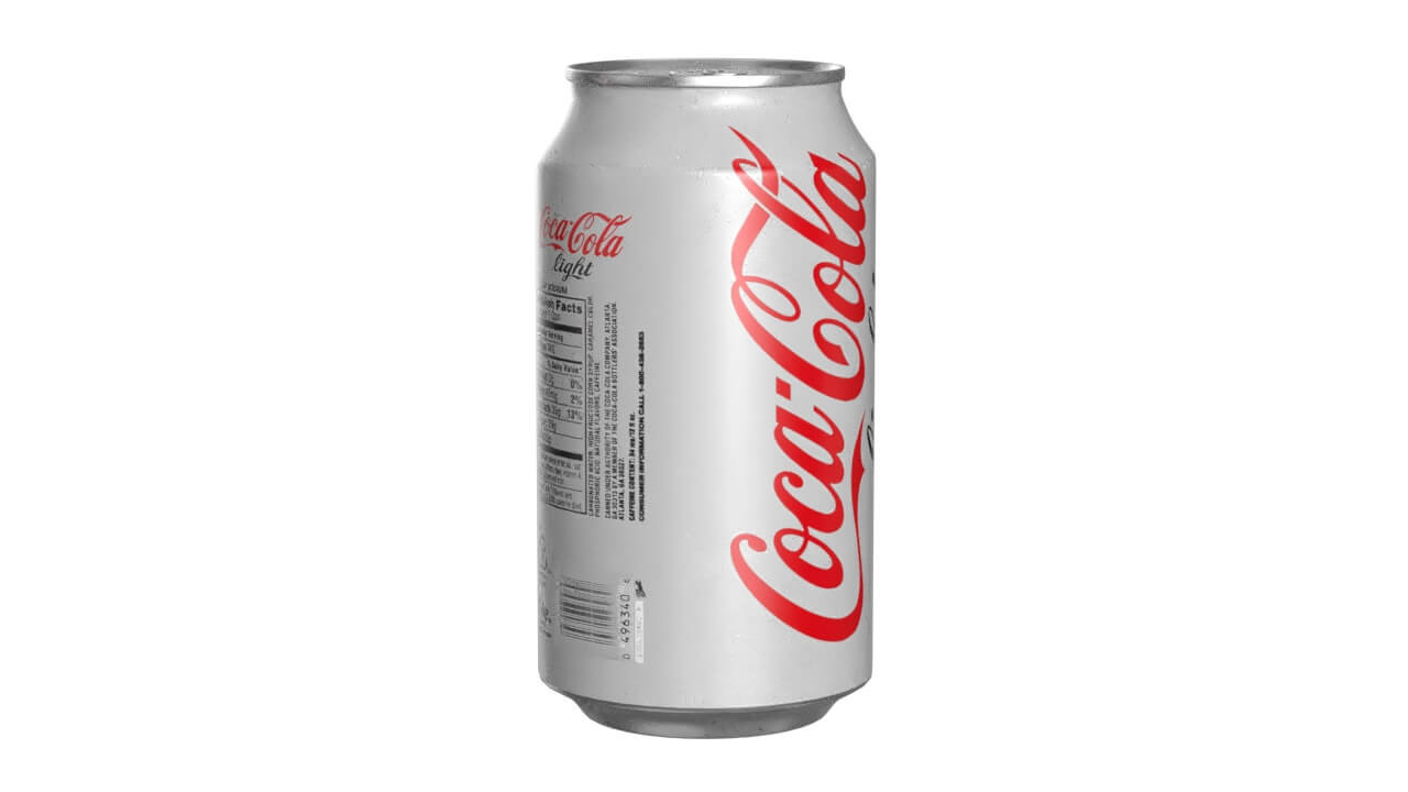 Coca Cola Light Drink Can 355ml 11 - 3D Model by ERTAN ZORLU