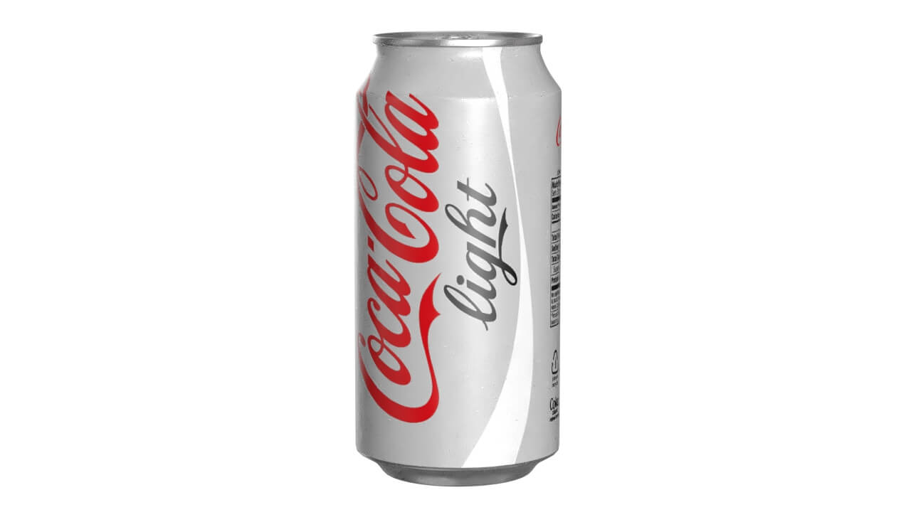 Coca Cola Light Drink Can 375ml 12 - 3D Model by ERTAN ZORLU