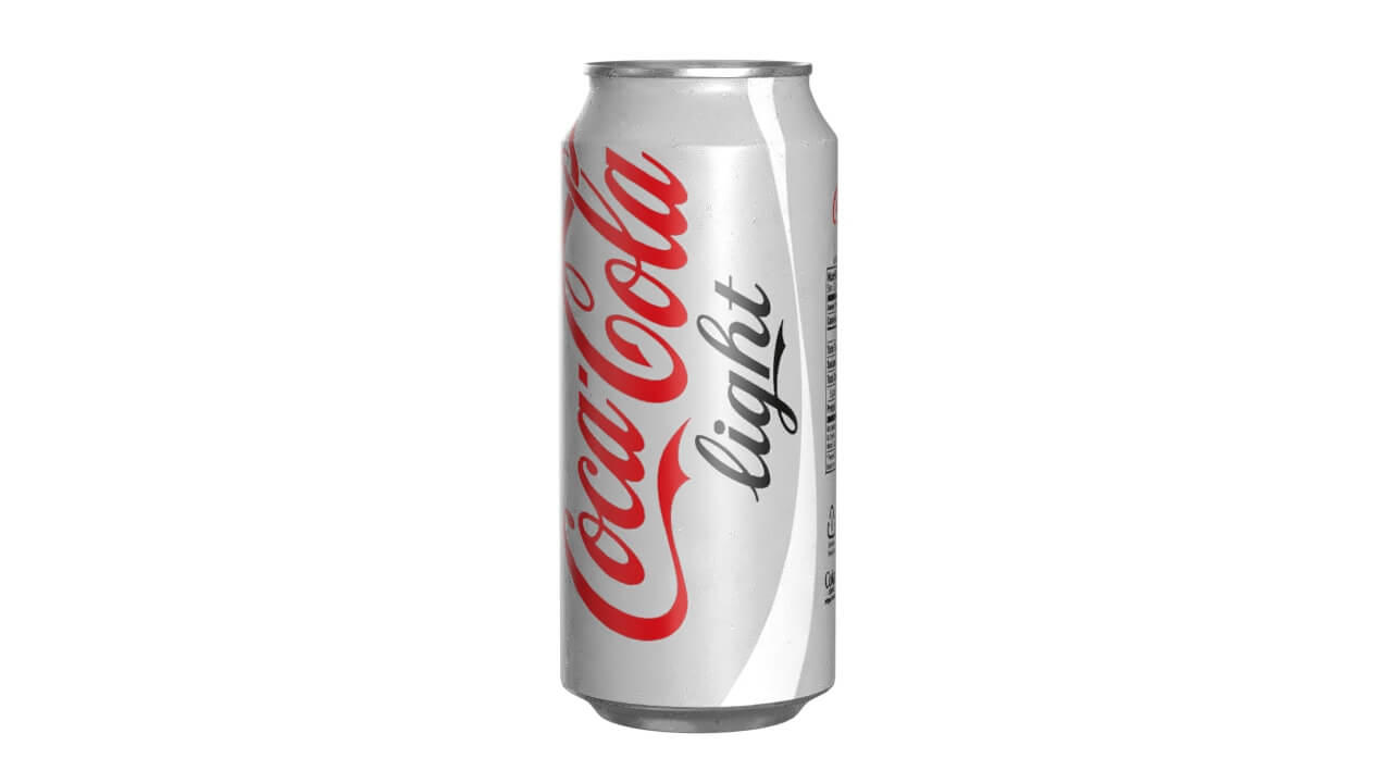 Coca Cola Light Drink Can 473ml 13 - 3D Model by ERTAN ZORLU