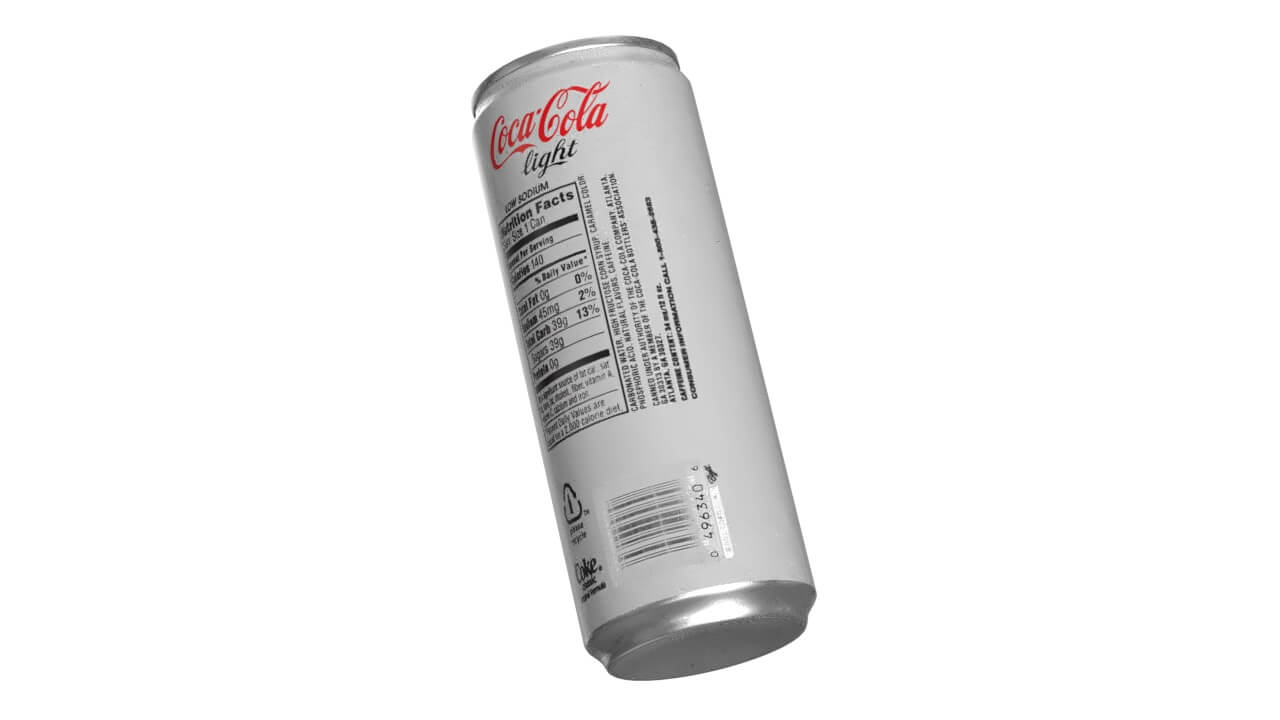 Coca Cola Light Drink Can Slim 250ml 02 - 3D Model by ERTAN ZORLU