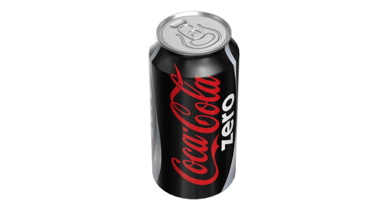 Coca Cola Zero Drink Can 375ml 12 - 3D Model by ERTAN ZORLU