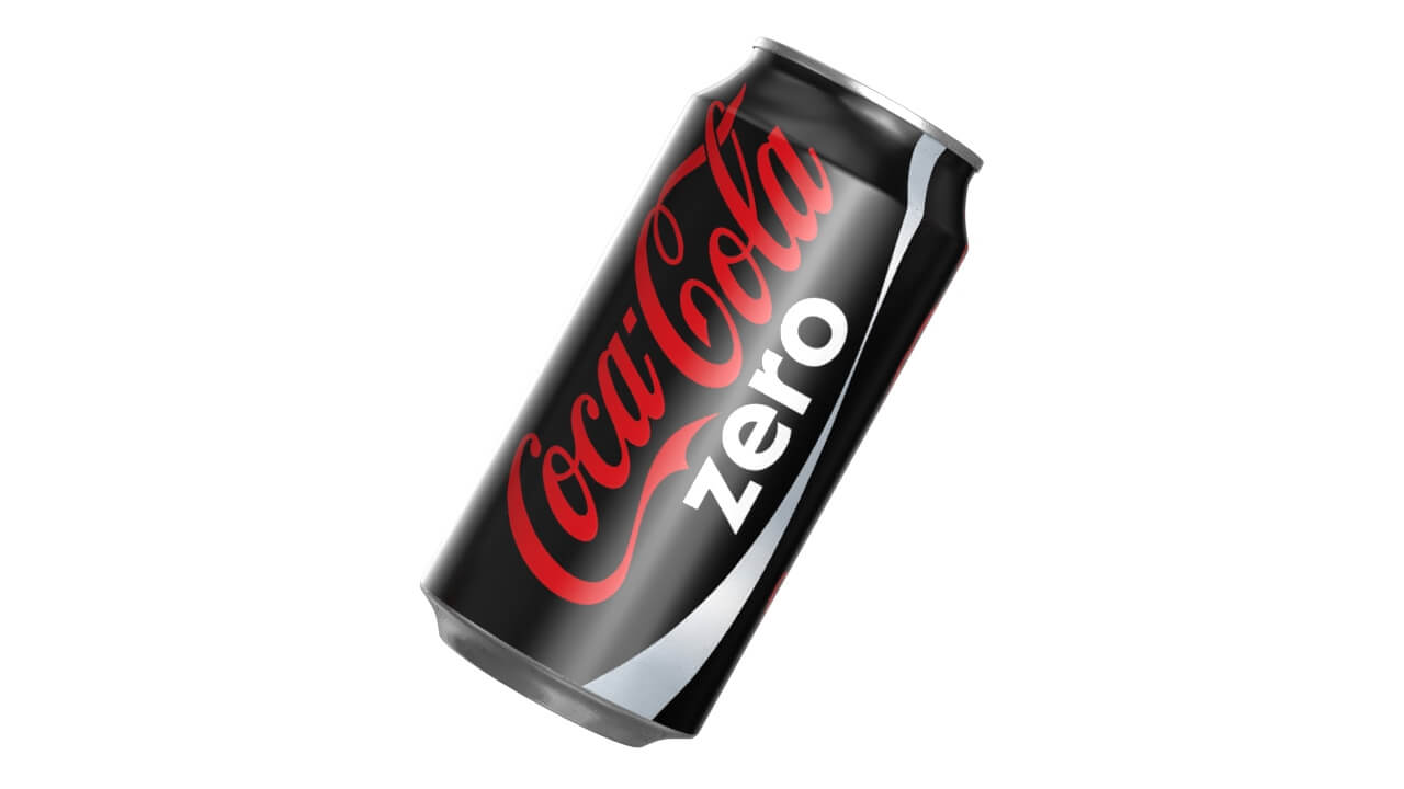 Coca Cola Zero Drink Can 375ml 12 - 3D Model by ERTAN ZORLU