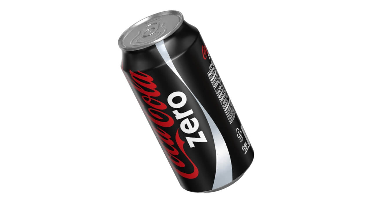 Coca Cola Zero Drink Can 375ml 12 - 3D Model by ERTAN ZORLU