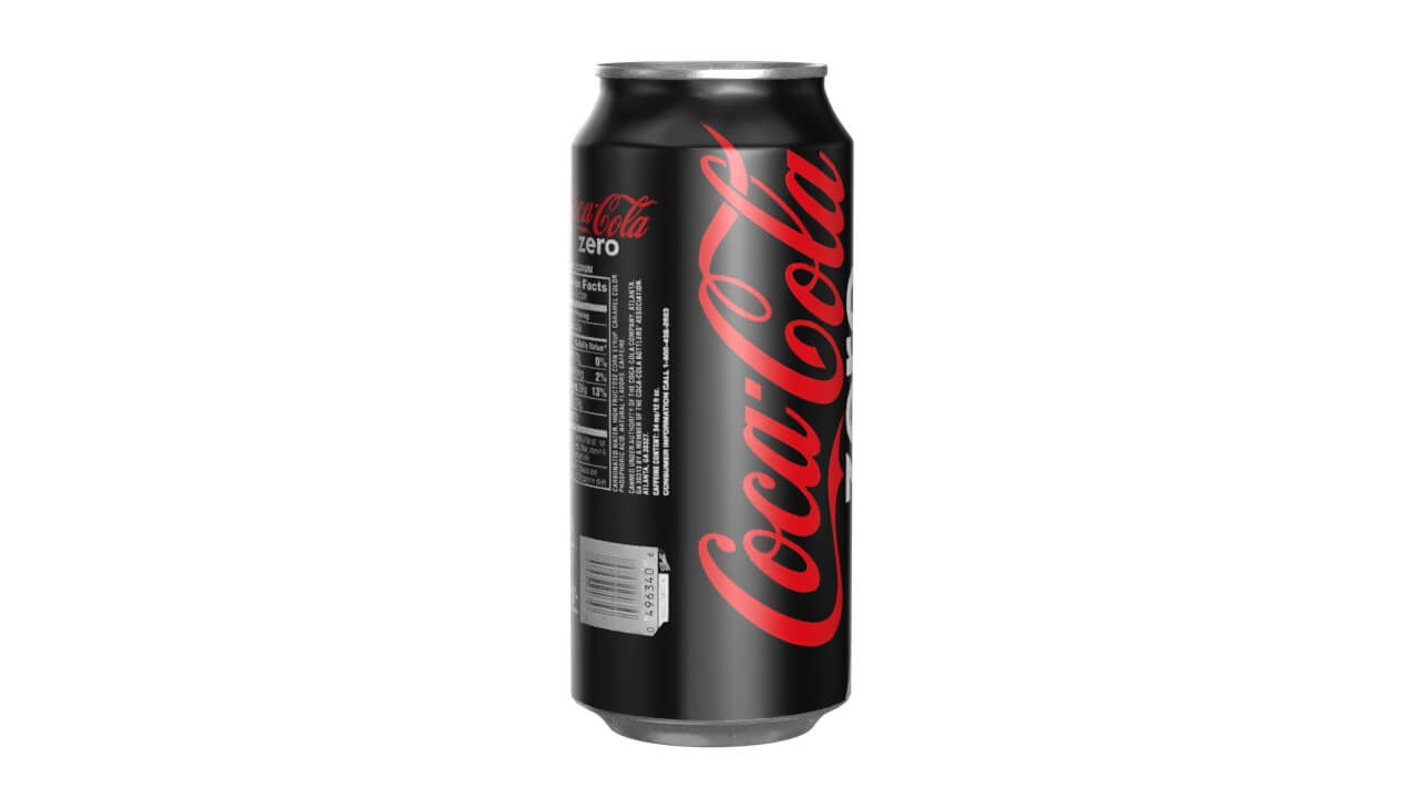 Coca Cola Zero Drink Can 473ml 13 - 3D Model by ERTAN ZORLU