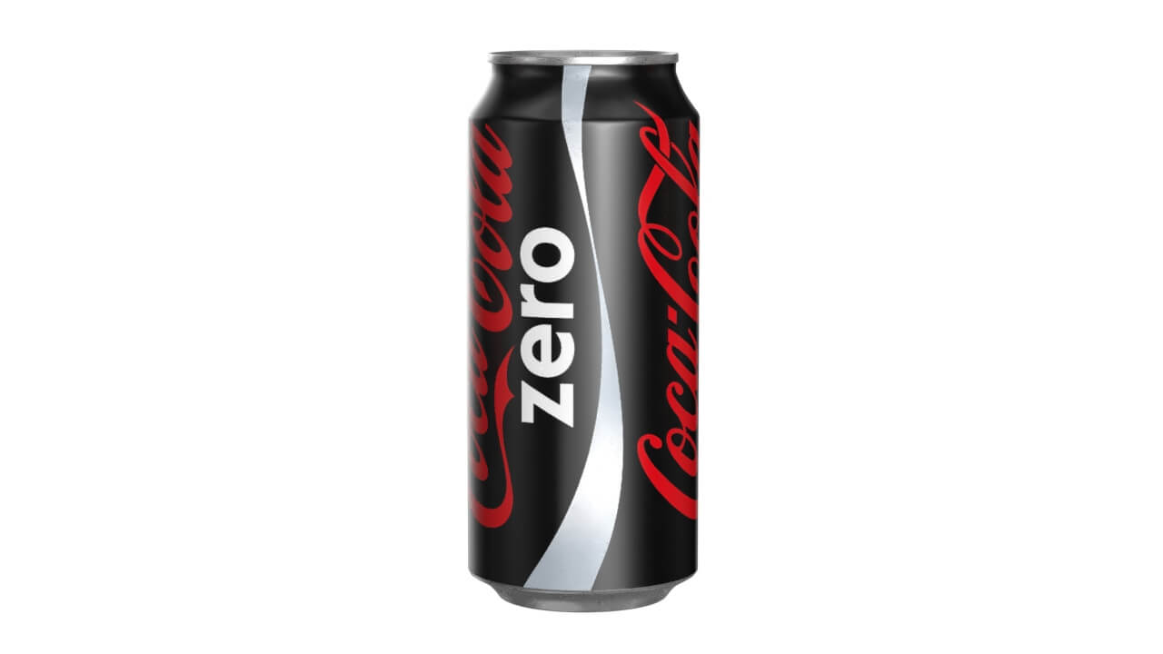 Coca Cola Zero Drink Can 473ml 13 - 3D Model by ERTAN ZORLU