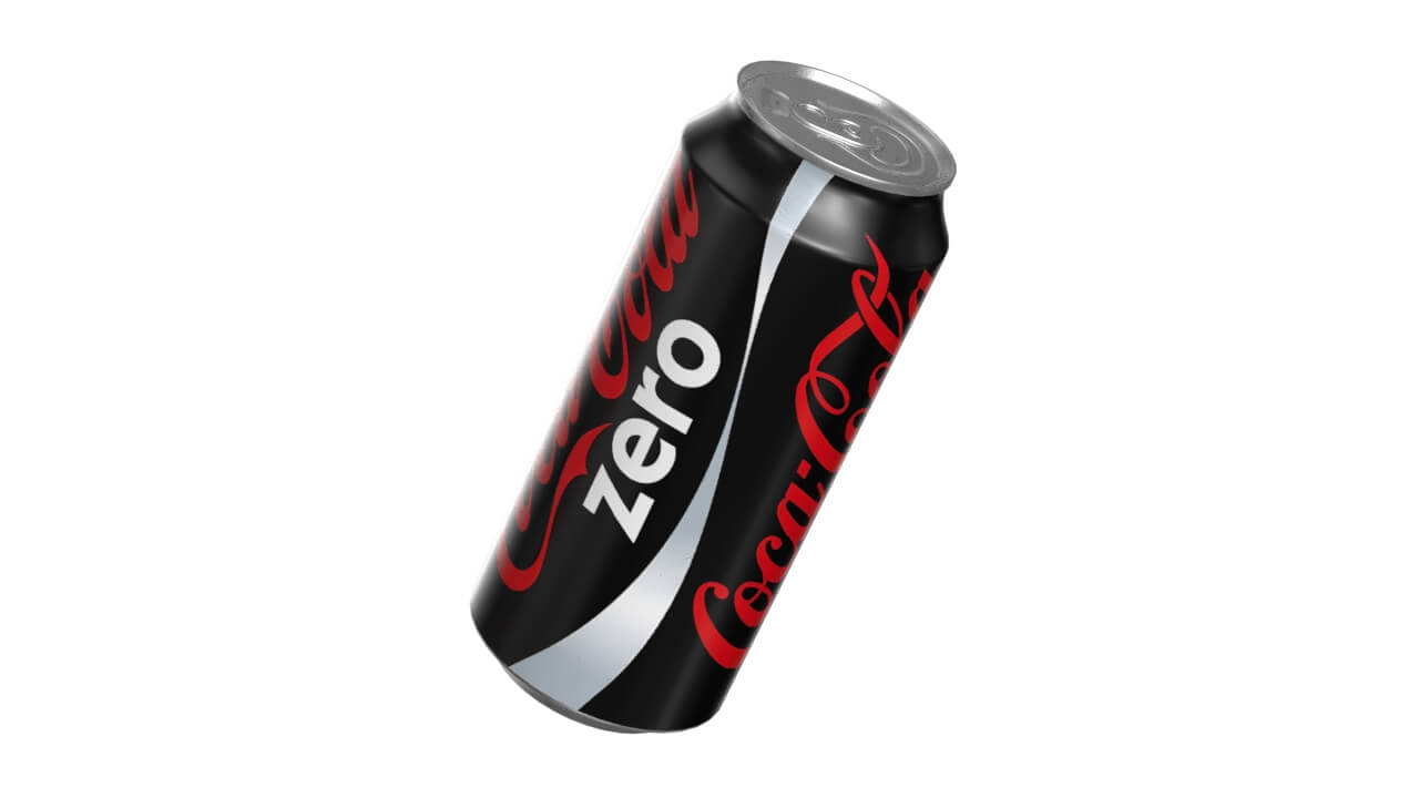 Coca Cola Zero Drink Can 473ml 13 - 3D Model by ERTAN ZORLU