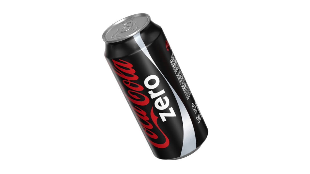 Coca Cola Zero Drink Can 473ml 13 - 3D Model by ERTAN ZORLU