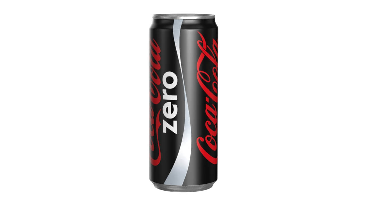 Coca Cola Zero Drink Can Sleek 310ml 06 - 3D Model by ERTAN ZORLU