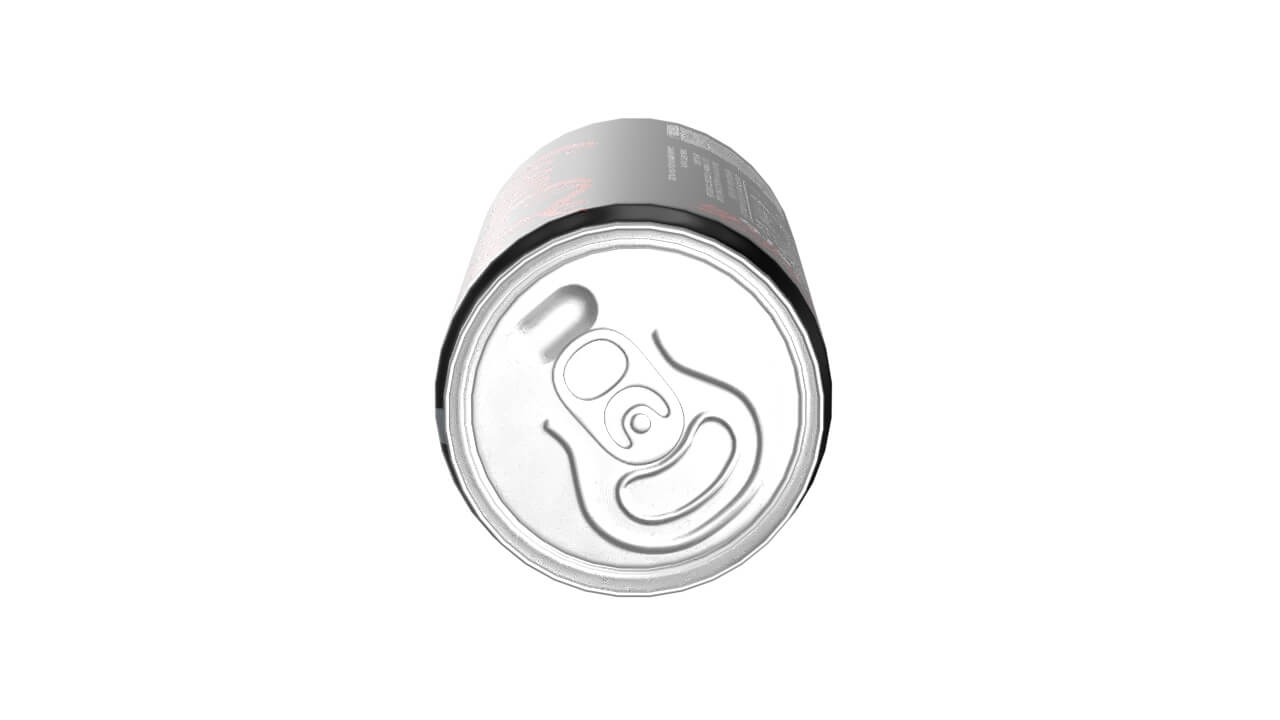 Coca Cola Zero Drink Can Slim 190ml 01 - 3D Model by ERTAN ZORLU