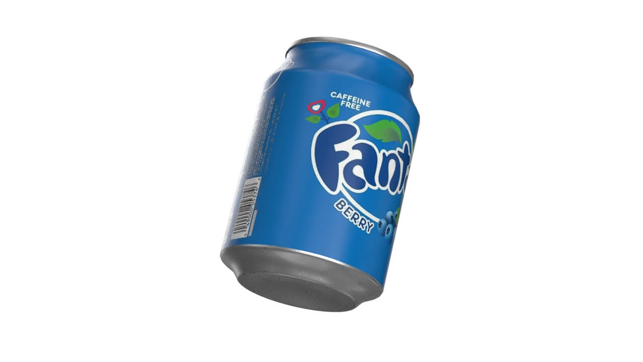 Fanta Berry Drink Can 250ml 09 - 3D Model by ERTAN ZORLU