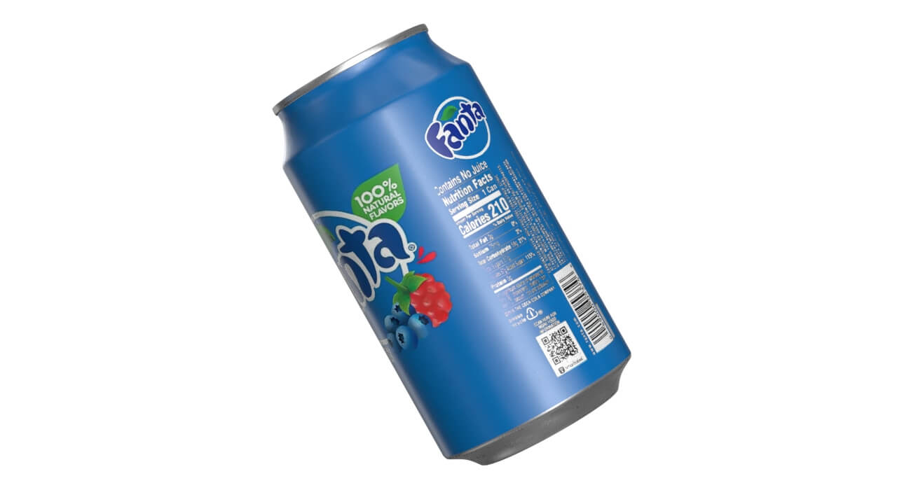 Fanta Berry Drink Can 355ml 11 - 3D Model by ERTAN ZORLU
