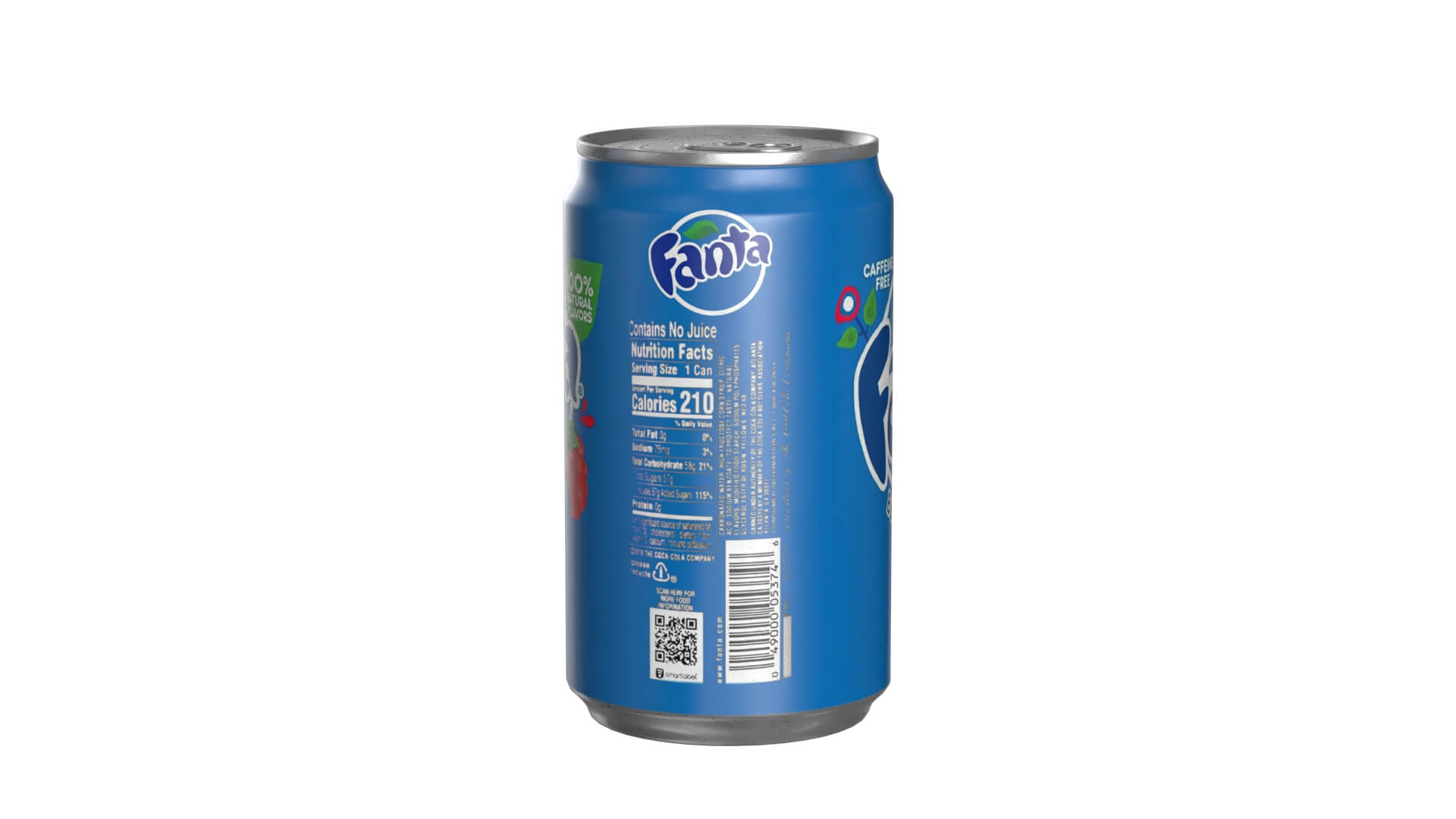 Fanta Berry Drink Can Sleek 200ml 03 - 3D Model by ERTAN ZORLU