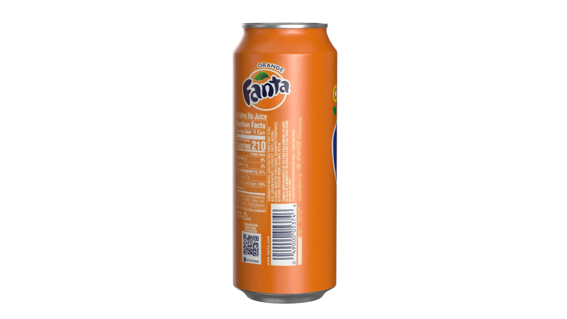Fanta Drink Can 500ml 14 - 3D Model by ERTAN ZORLU