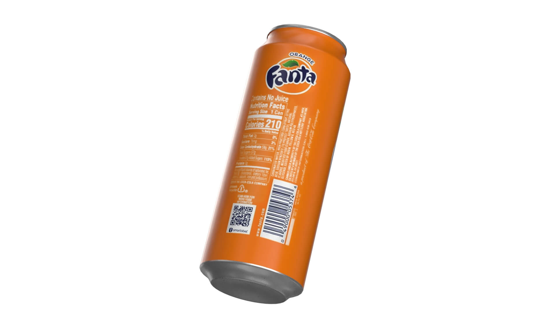 Fanta Drink Can 500ml 14 - 3D Model by ERTAN ZORLU