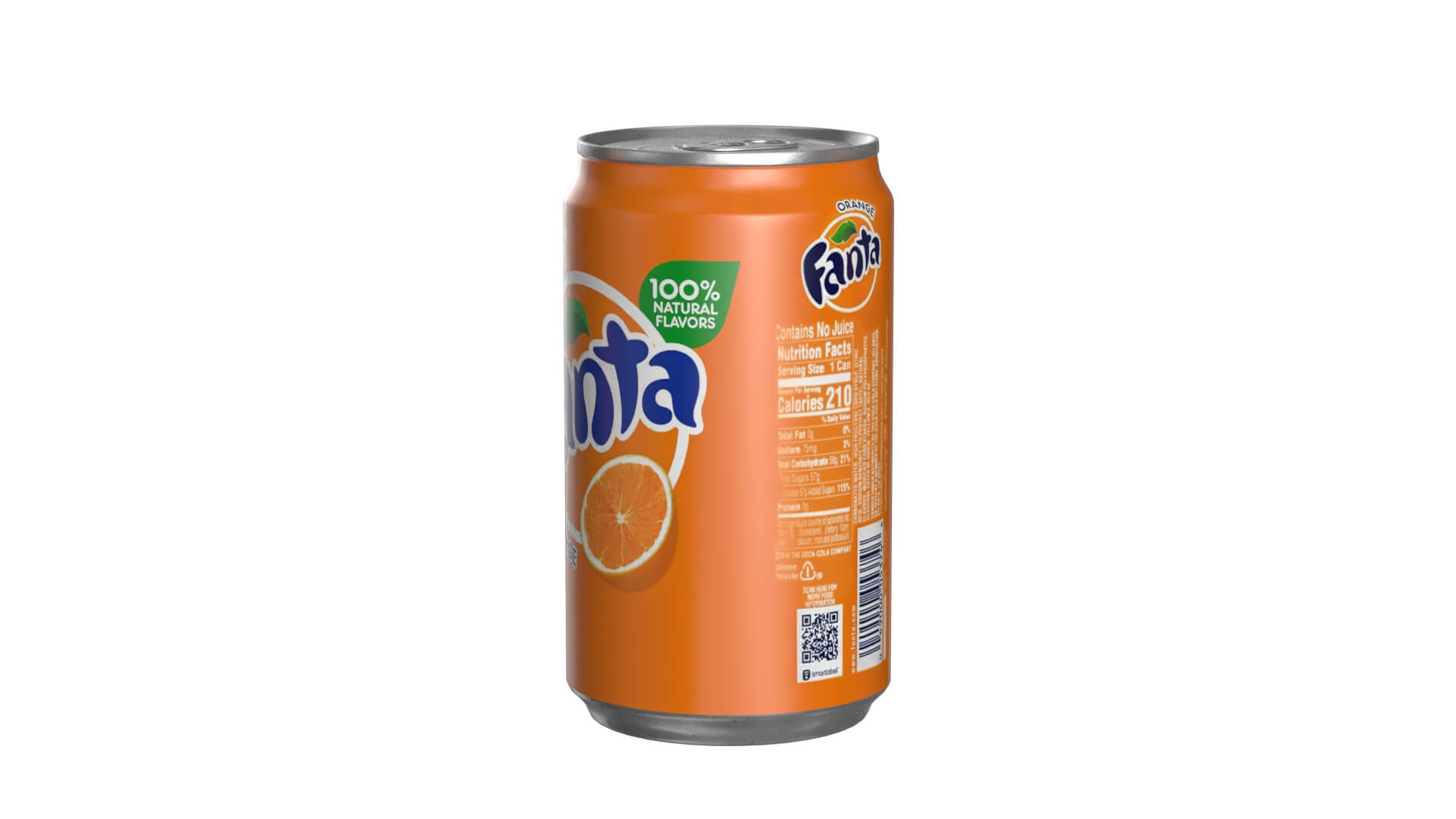 Fanta Drink Can Sleek 200ml 03 - 3D Model by ERTAN ZORLU