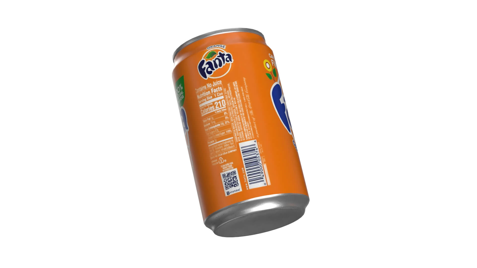 Fanta Drink Can Sleek 200ml 03 - 3D Model by ERTAN ZORLU