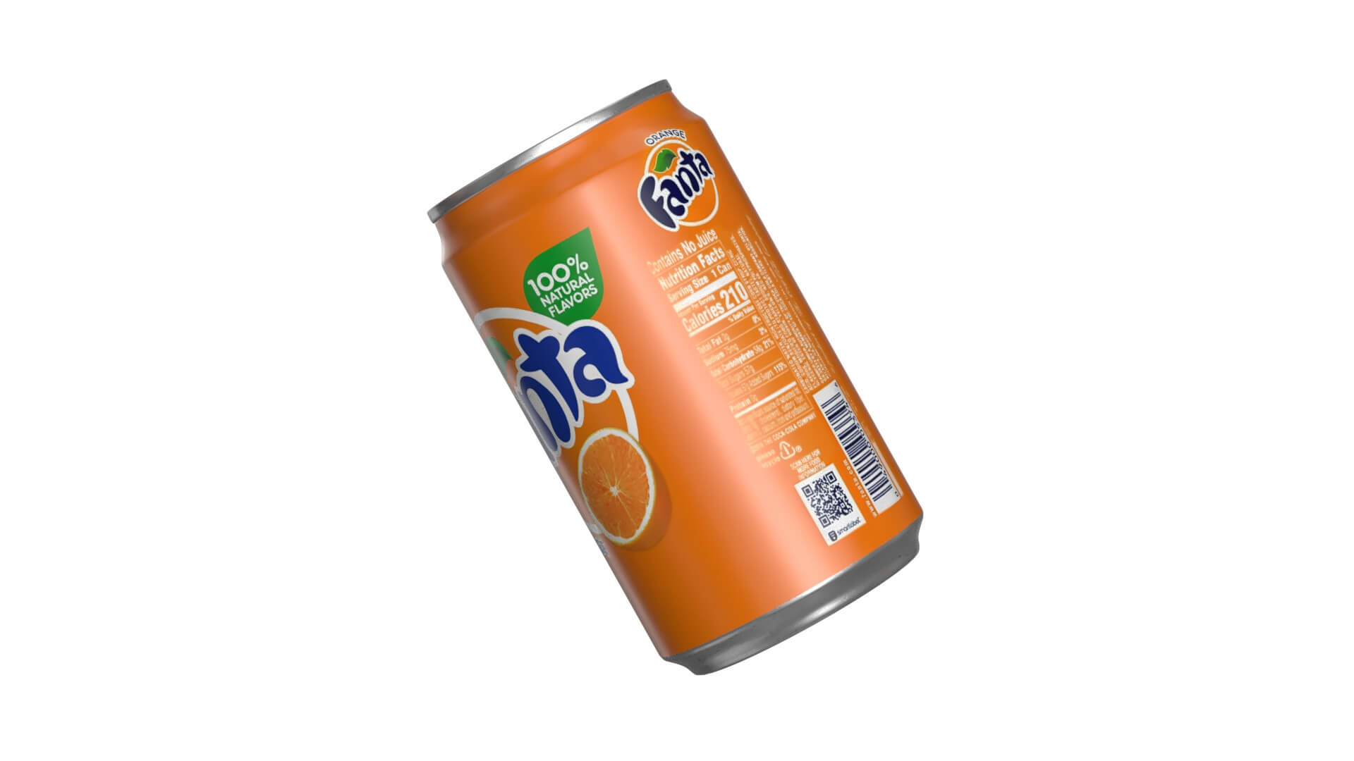 Fanta Drink Can Sleek 200ml 03 - 3D Model by ERTAN ZORLU
