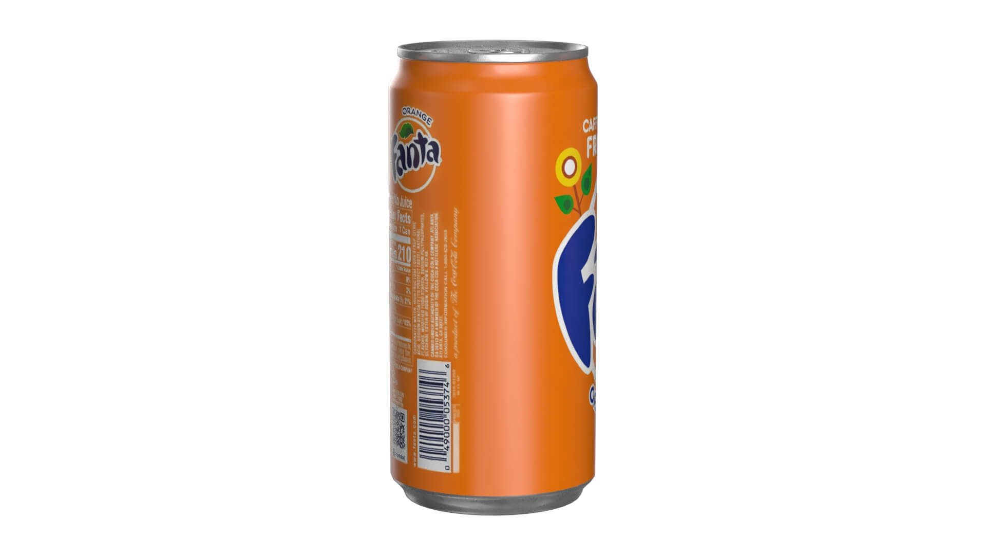 Fanta Drink Can Sleek 250ml 04 - 3D Model by ERTAN ZORLU