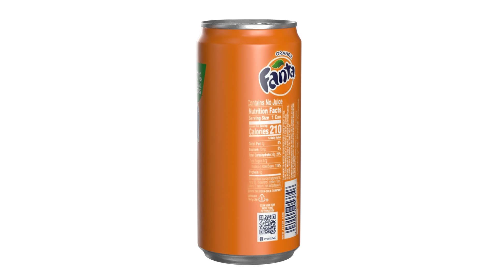 Fanta Drink Can Sleek 270ml 05 - 3D Model by ERTAN ZORLU