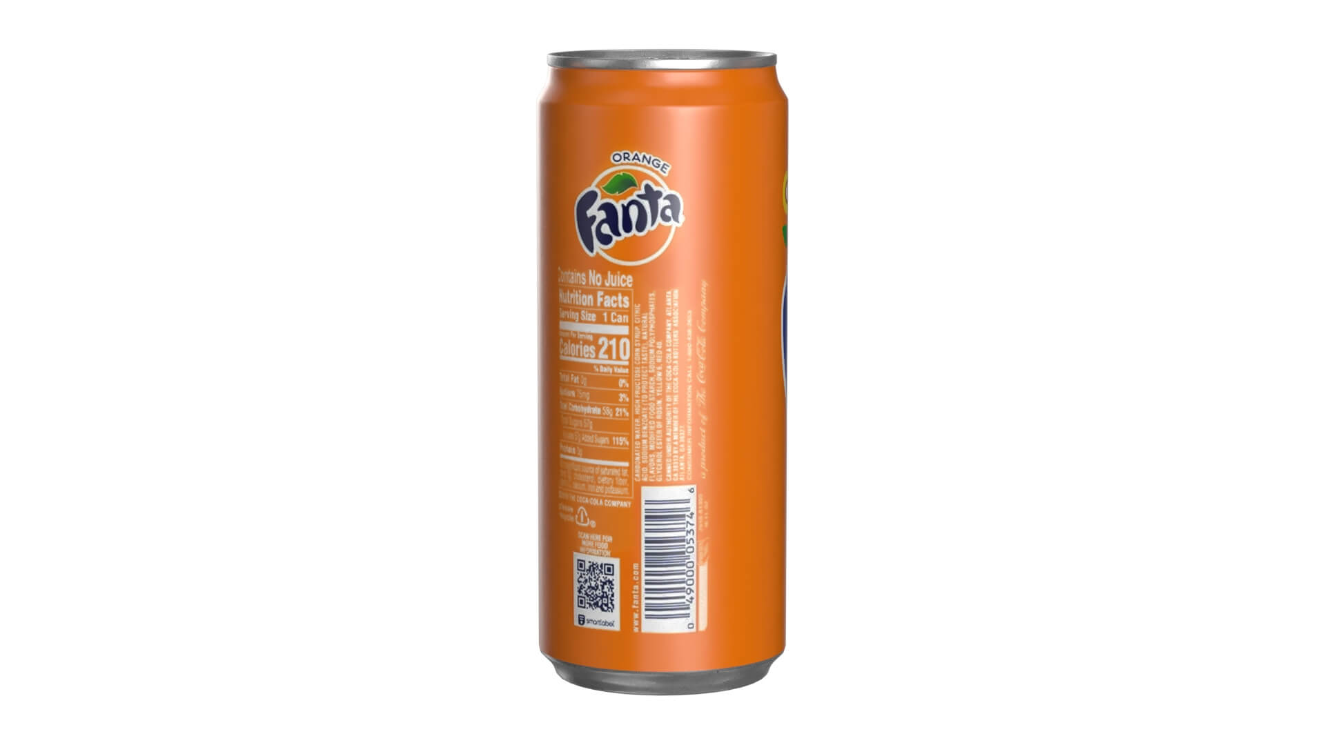 Fanta Drink Can Sleek 310ml 06 - 3D Model by ERTAN ZORLU