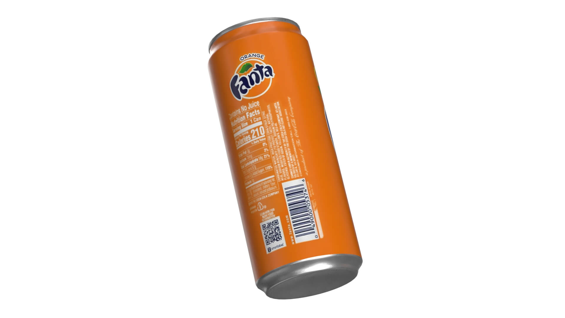 Fanta Drink Can Sleek 310ml 06 - 3D Model by ERTAN ZORLU