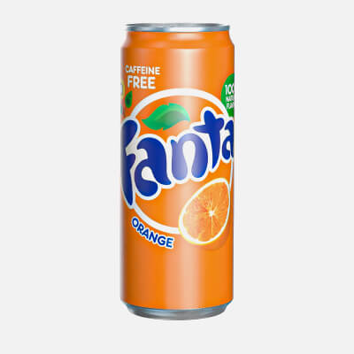 Fanta Drink Can Sleek 310ml 06 - 3D Model by ERTAN ZORLU