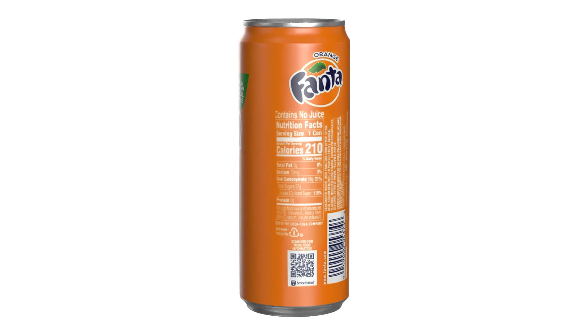 Fanta Drink Can Sleek 330ml 07 - 3D Model by ERTAN ZORLU
