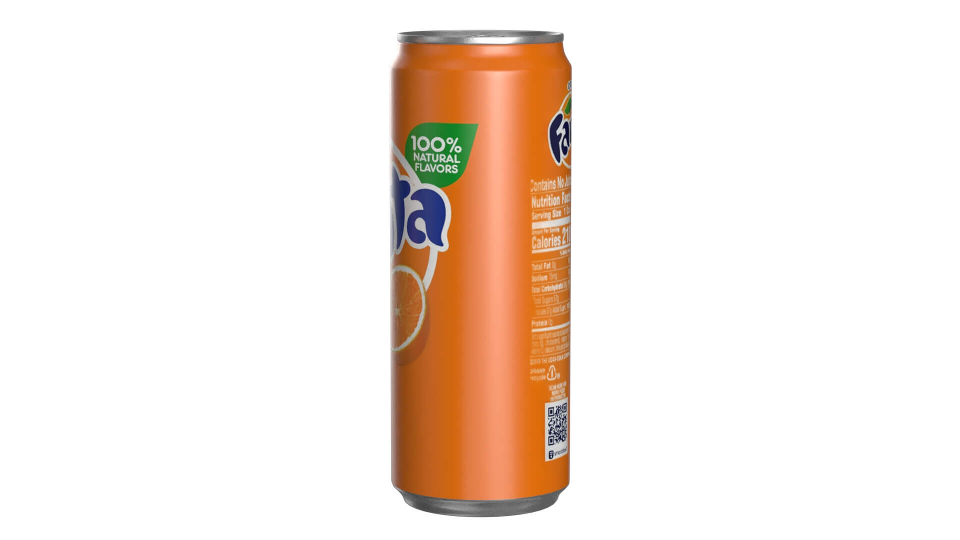 Fanta Drink Can Sleek 330ml 07 - 3D Model by ERTAN ZORLU