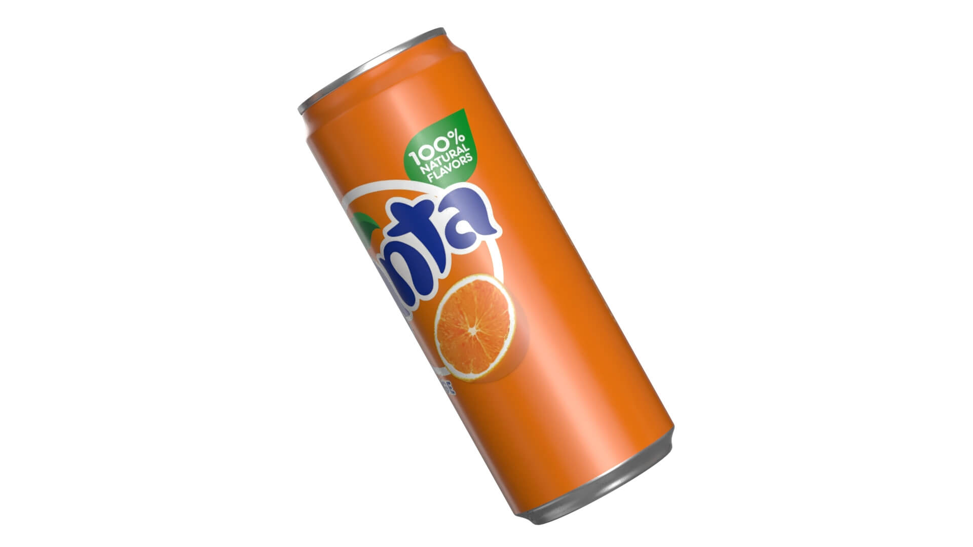 Fanta Drink Can Sleek 330ml 07 - 3D Model by ERTAN ZORLU