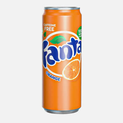 Fanta Drink Can Sleek 330ml 07 - 3D Model by ERTAN ZORLU