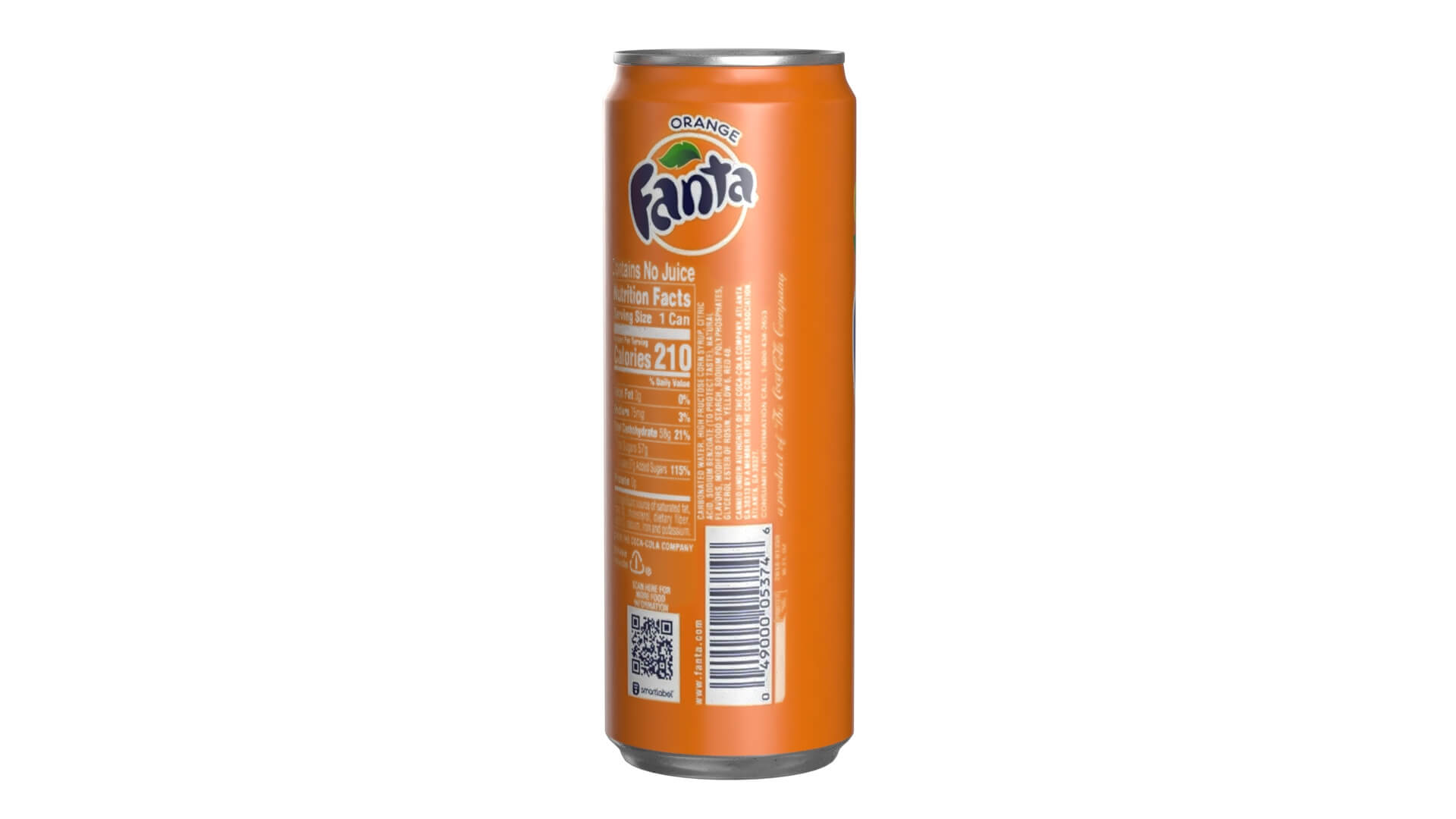 Fanta Drink Can Sleek 355ml 08 - 3D Model by ERTAN ZORLU