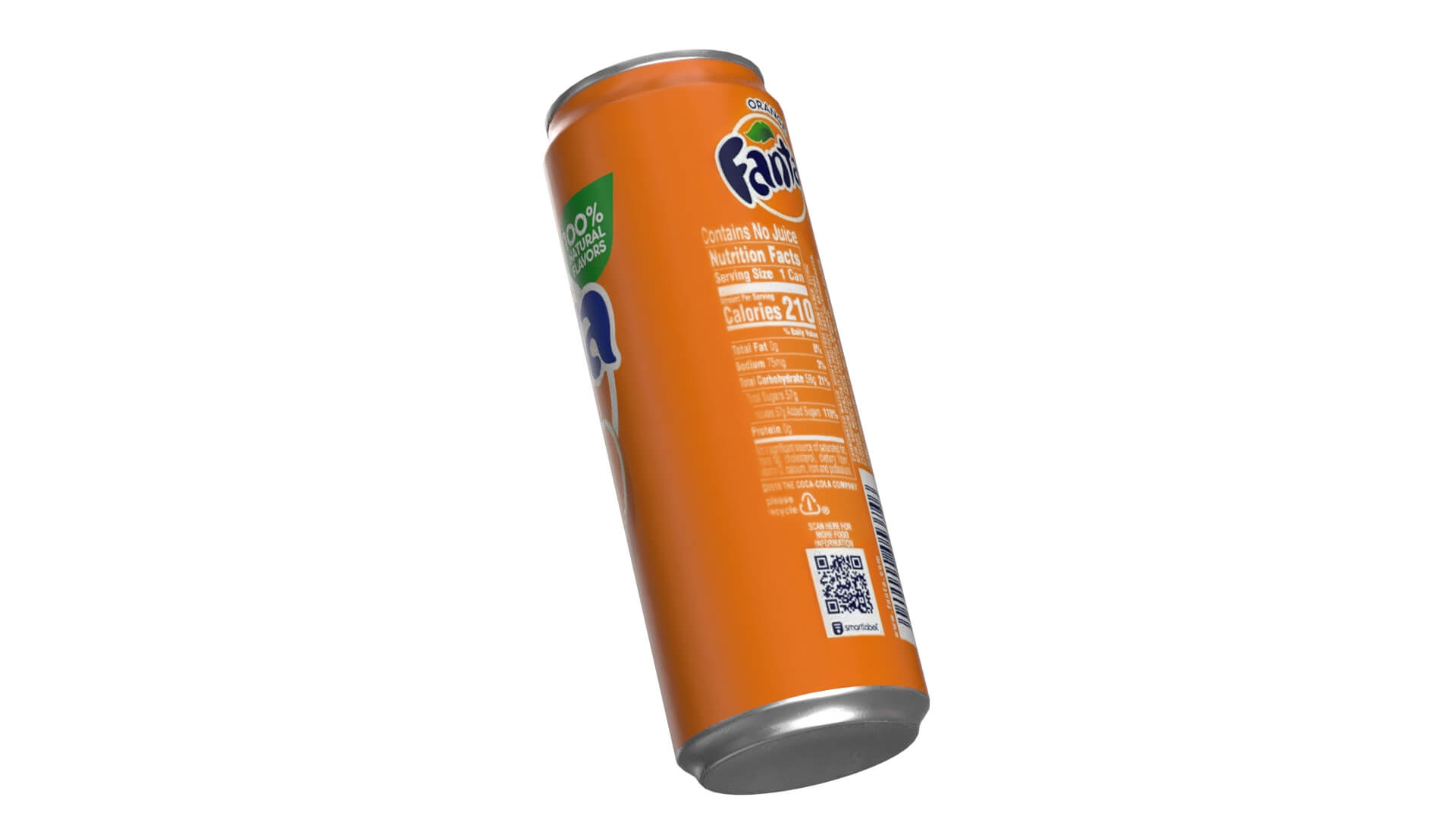 Fanta Drink Can Sleek 355ml 08 - 3D Model by ERTAN ZORLU