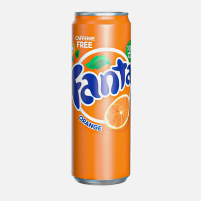 Fanta Drink Can Sleek 355ml 08 - 3D Model by ERTAN ZORLU