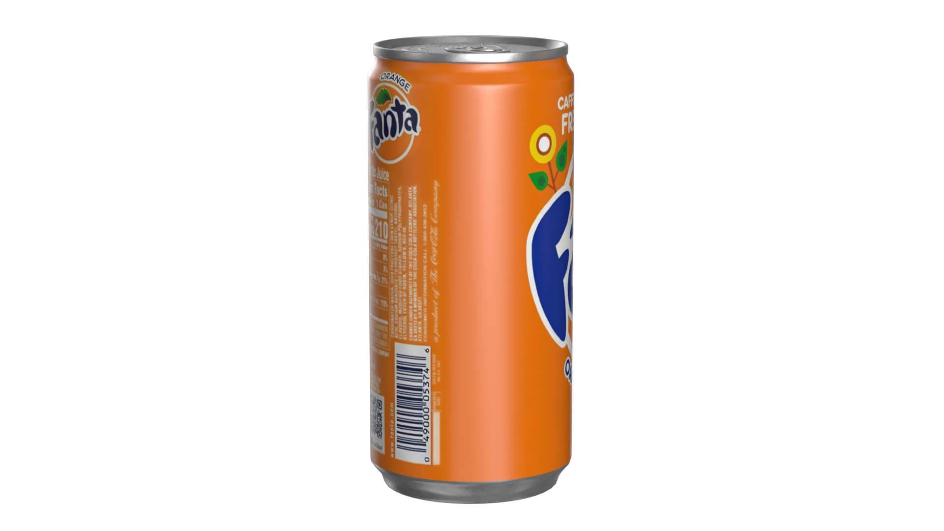 Fanta Drink Can Slim 190ml 01 - 3D Model by ERTAN ZORLU