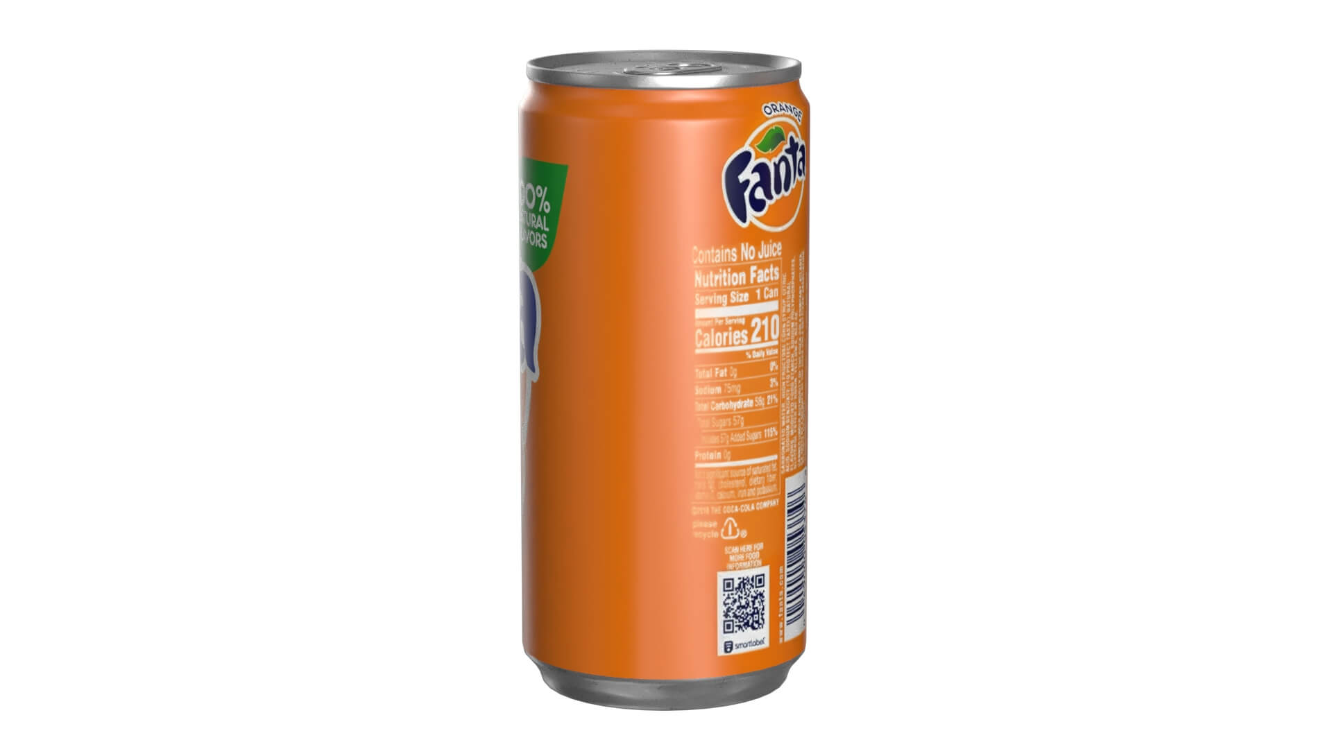 Fanta Drink Can Slim 190ml 01 - 3D Model by ERTAN ZORLU