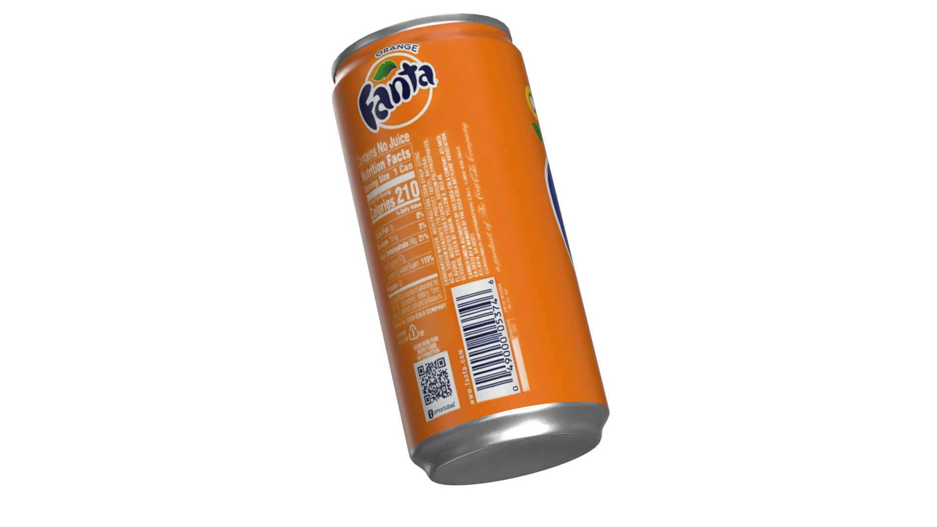 Fanta Drink Can Slim 190ml 01 - 3D Model by ERTAN ZORLU