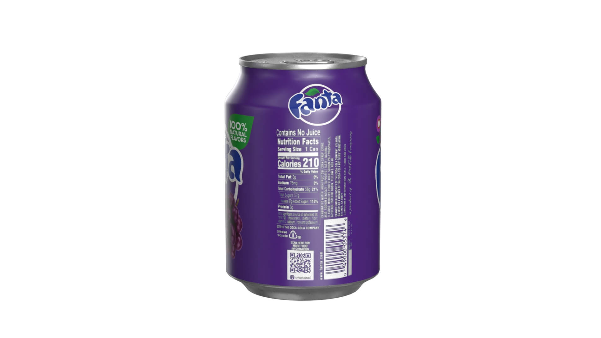 Fanta Grape Drink Can 250ml 09 - 3D Model by ERTAN ZORLU