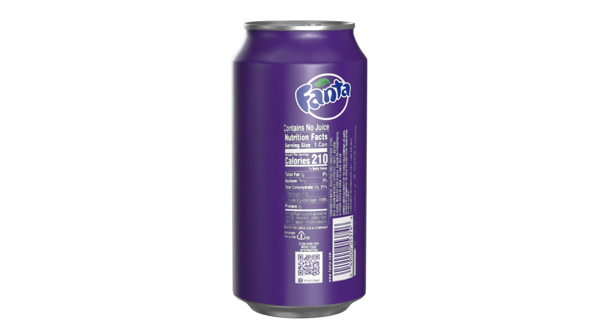 Fanta Grape Drink Can 375ml 12 - 3D Model by ERTAN ZORLU