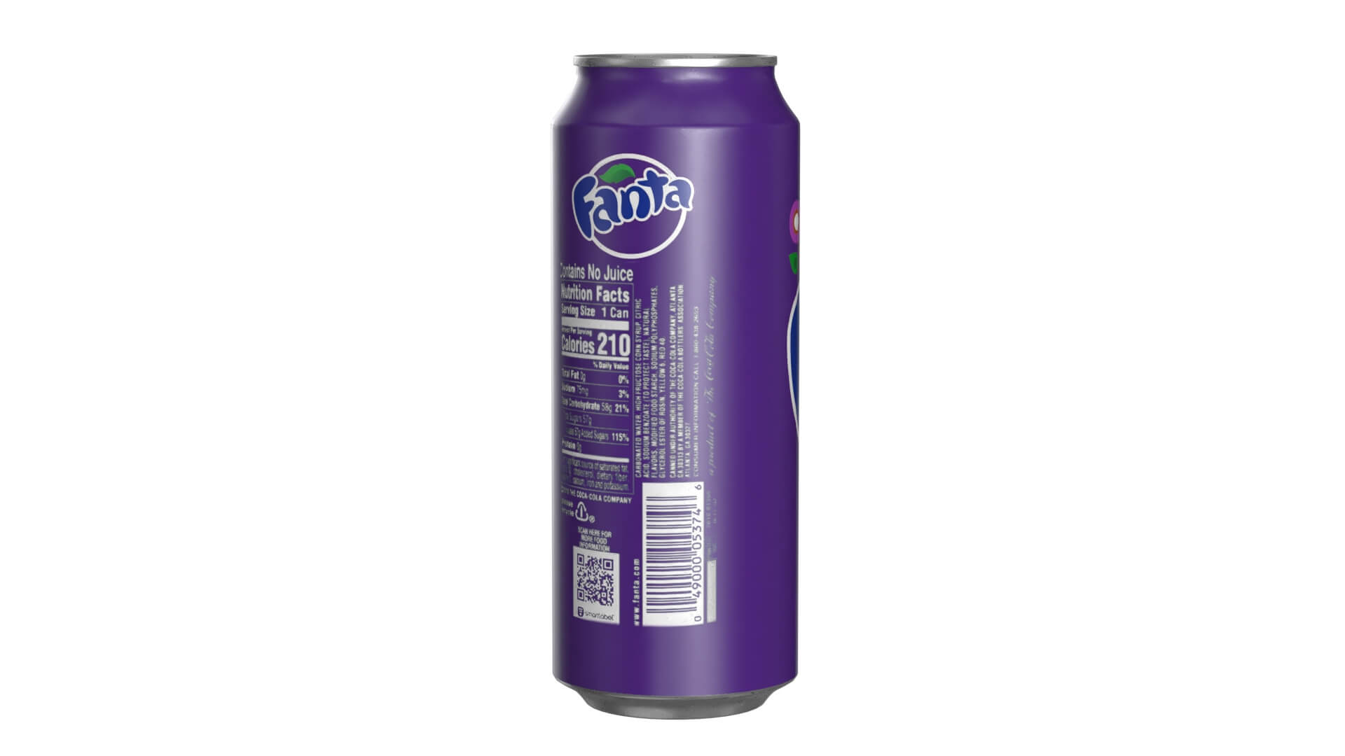Fanta Grape Drink Can 500ml 14 - 3D Model by ERTAN ZORLU