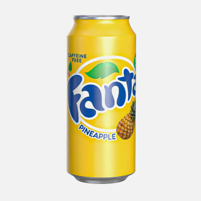 Fanta Pineapple Drink Can 473ml 13 - 3D Model by ERTAN ZORLU